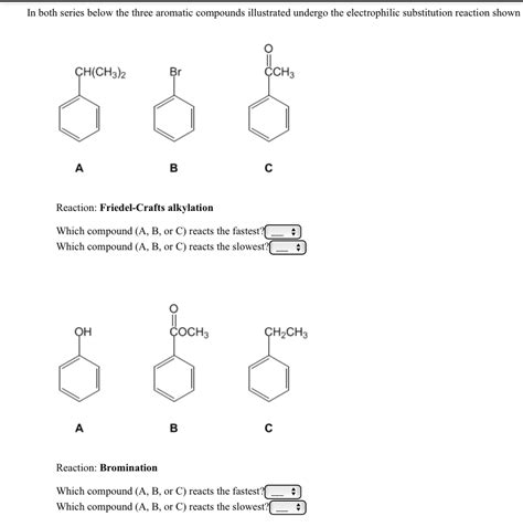 Solved Classify The Following Substituents According To