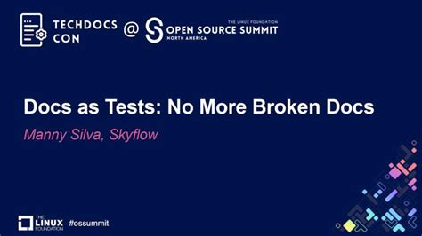 manny silva on linkedin docs as tests no more broken docs manny