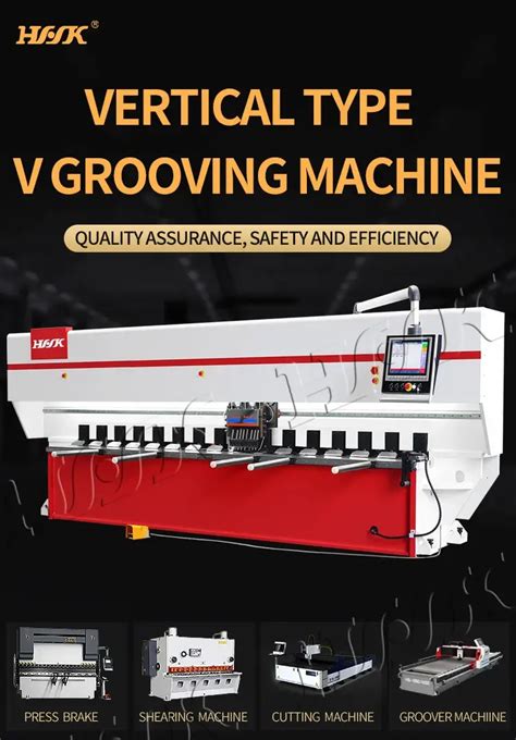 V Grooving Machine Blade Vertical Hydraulic Cnc V Cutting Grooving