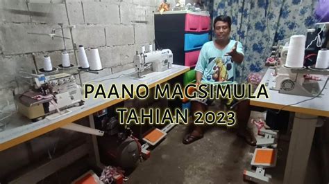 Paano Mag Umpisa Ng Tahian Business 2023 YouTube
