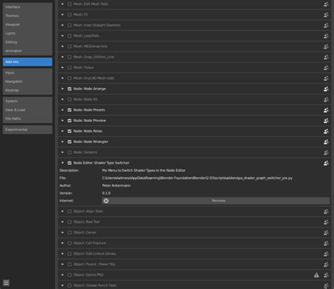 Shader Type Switcher Pie Menu Superhive Formerly Blender Market