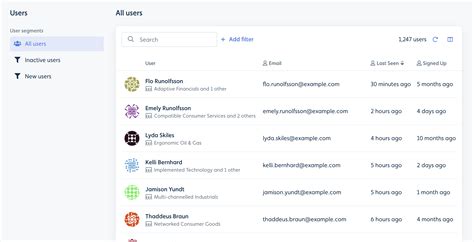 Users And Segments Userflow Documentation