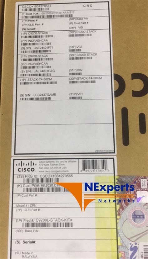 Cisco Catalyst 9200L Stack Module C9200L STACK KIT