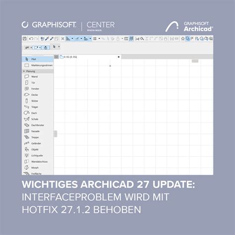 Archicad 27 Update Interfaceproblem Behoben Graphisoft Center Rhein Main