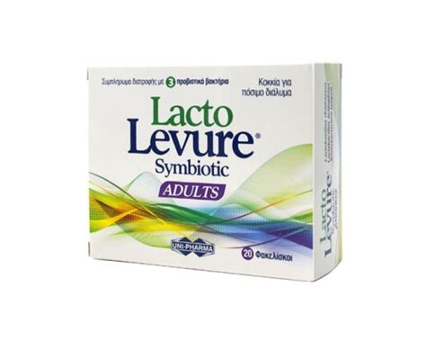 Uni Pharma Lactolevure Symbiotic Adults Συμπλήρωμα Διατροφής