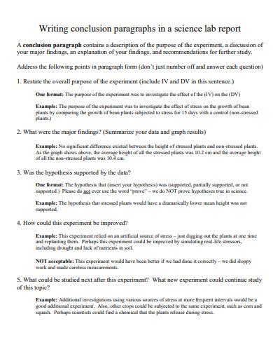 29 Research Paper Conclusion Examples To Download