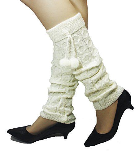 4square Women One Size Kreme Circle Delight Winter Knit Leg Warmers