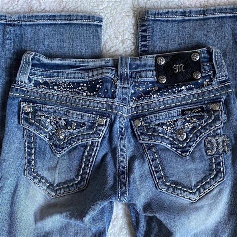 Miss Me Low Rise Bootcut Jeans Size 26x33 Depop