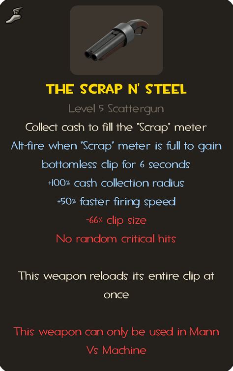 Scout Primary For Mvm Gonna Try And Make One For Every Class R Tf2weaponideas