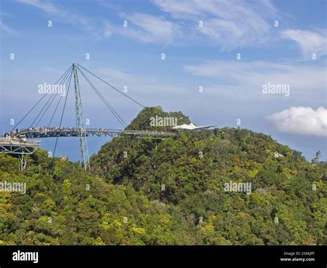 Sky Bridge Tourist Attraction Pedestrian Cable Stayed Bridge Langkawi