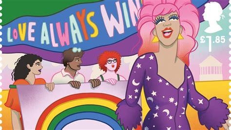 Royal Mail Celebrates 50 Of Years Pride With Exuberant Illustrated Stamps