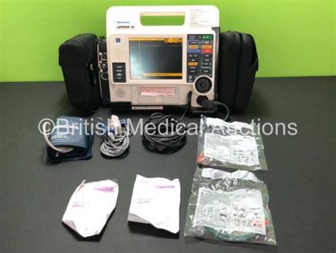 Medtronic Lifepak 12 Biphasic Defibrillator Monitor Including Pacer Ecg Nibp Spo2 Co2 And