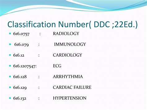 Classification Guideline For Medical College Library Professionals Pptx