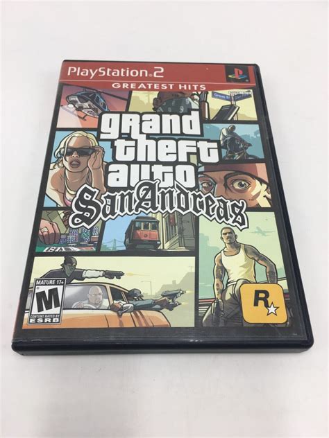 Grand Theft Auto San Andreas Greatest Hits PlayStation 2 W Manual