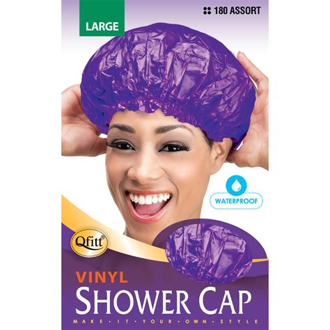 Vinyl Shower Cap Qfitt