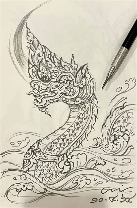 ปักพินโดย Felipe Duarte ใน Thai Pattern ศิลปะลวดลาย รอยสักน่ารัก ไอเดียรอยสัก