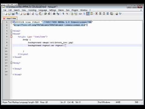 Xhtml Y Css 19 Imagen De Fondo YouTube