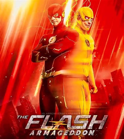 The Flash Armageddon Crossover Official Poster By Tytorthebarbarian On