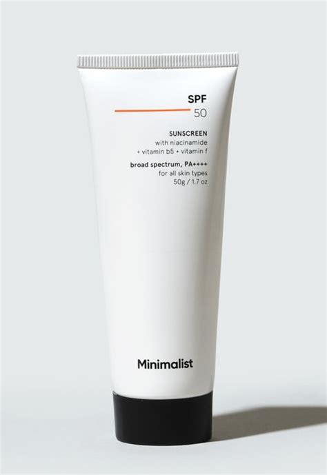 Minimalist Sunscreen Spf 50 Reviews Looria
