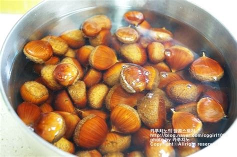 가을 보늬밤 만들기