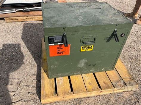 2002 Garrett Container Systems Empty Padded Container With Four Handles Jeff Martin