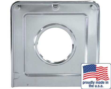 Range Kleen® Sgp401 Heavy Duty Gas Drip Pan J Series Large Chrome