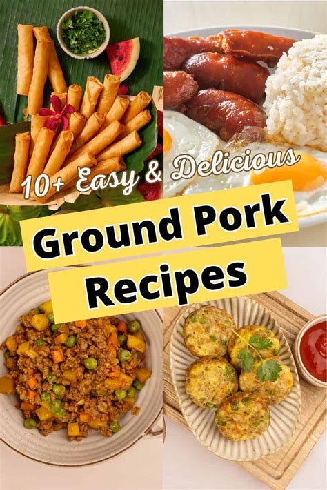 10 Easy Ground Pork Recipes Meymislist