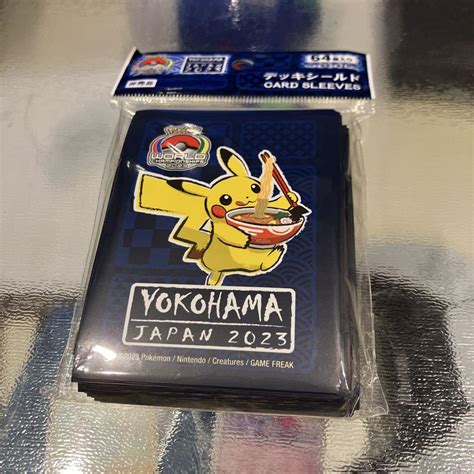 Wcs2023 横浜 大会 出場者限定 ポケモン ピカチュウ スリーブ メルカリ