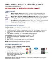 Introducción a la Programación con Sockets Tipos Modelos Course Hero