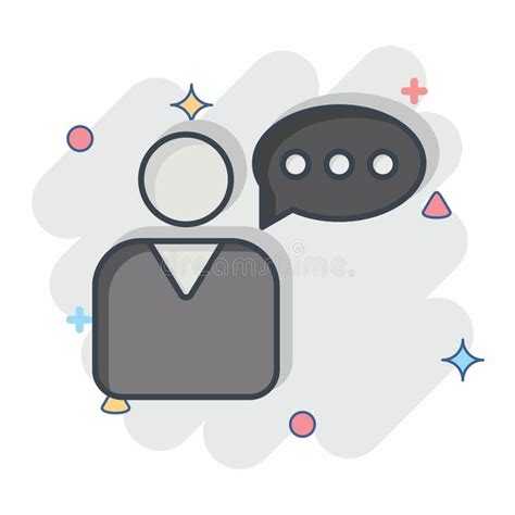 Icon User Story Related To Business Analysis Symbol Comic Style