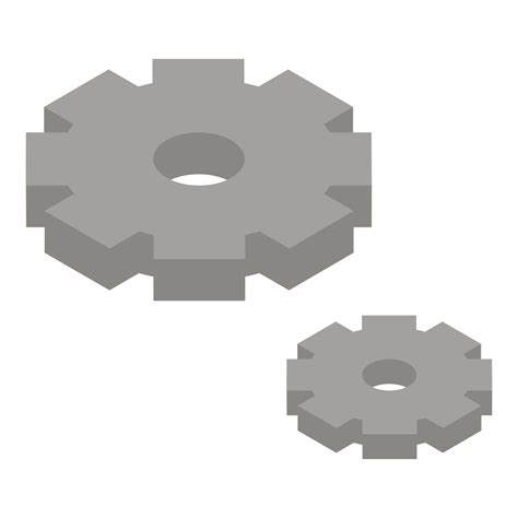 Gear System Icon Isometric Style Vector Art At Vecteezy