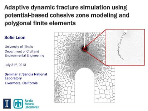 Pdf Adaptive Dynamic Fracture Simulation Using Potential Based