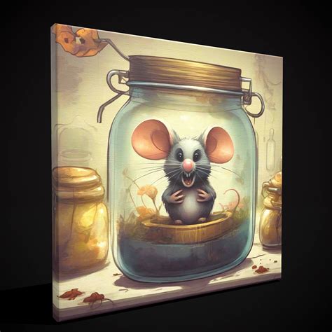 Mean Mouse In A Jar Painting 3d Model By Get Dead Entertainment