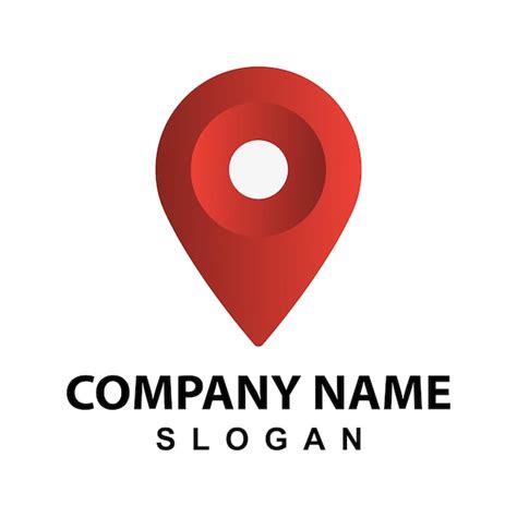 Premium Vector Pin Point Icon The Red Map Location Marker Symbol Is