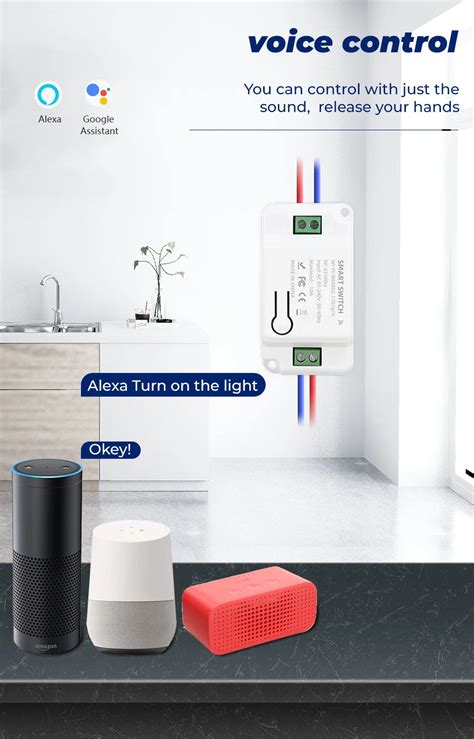 Tuya Smart Home Wifi And 433mhz Mini Inline Switch