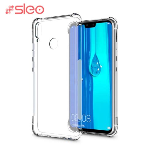 SLEO For Huawei Y Case Transparent Clear Soft Silicone Cover For Huawei Y Phone Case