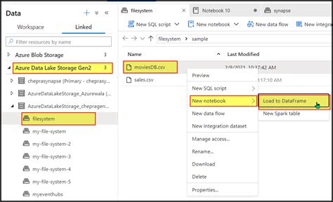 Azure Synapse Spark Pool Configure Authentication To Blob Storage