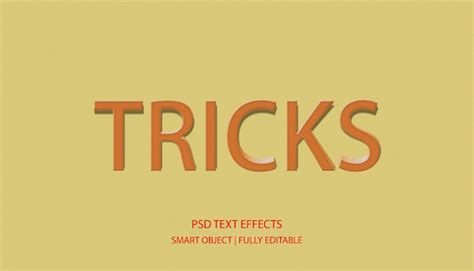 premium psd tricks editable premium 3d psd text effect