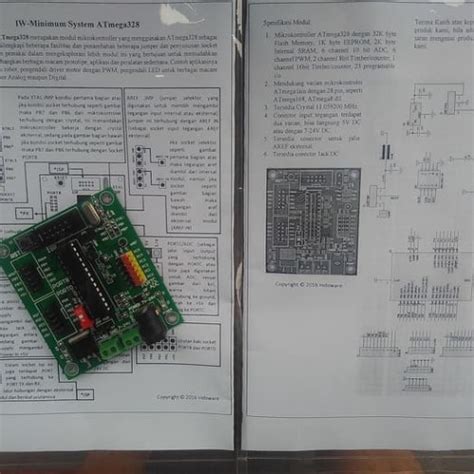 Jual Sistem Minimum System Sysminboard Sysmin Lengkap Dengan Chip