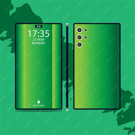 Premium Vector Smartphone Vector Illustrationtemplate For Infographics Or Presentation Ui