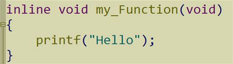 Inline Function Trong C