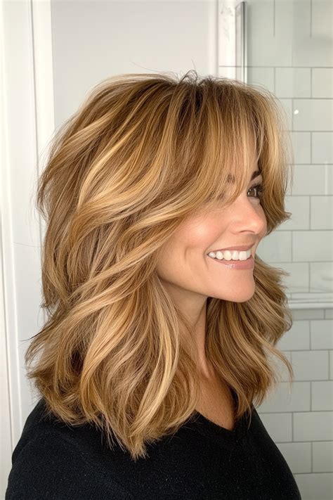 24 Stunning Medium Shag Haircuts With Bangs 2025 Creativebooster