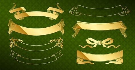 A Gold Design Horizontal Label Set向量圖形及更多插圖圖片 插圖 昭和時代 Washoku Istock