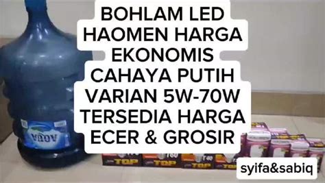 Lampu Led Jumbo W W W W W W W W Haomen Bohlam Led Jumbo Bisa Low Voltase Lazada