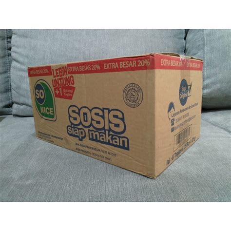 Jual So Nice Sosis Siap Makan Sosis So Nice Siap Santap Karton Isi 6