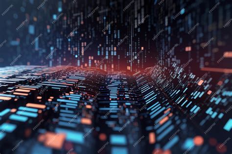 Premium Photo Binary Code Background Abstract Technology Digital