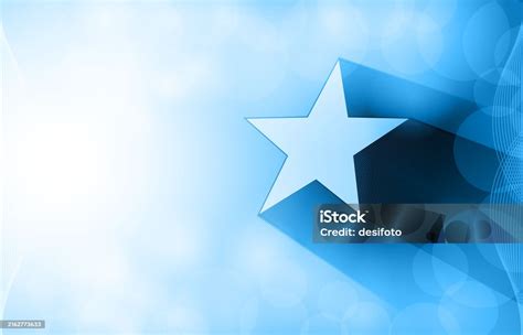 빈 밝은 반짝이는 반짝이는 수평 질감 효과 벡터 밝은 하늘색 색상 배경 거품 또는 렌즈 플레어 보케 조명 하나의 큰 다층 효과 오각형 노래하는 별 모양 가리키기에 대한 스톡