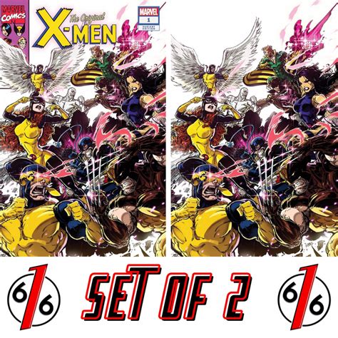 Original X Men 1 Kaare Andrews Trade Dress And Virgin Variant Set The