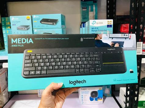 Logitech K400 Plus Wireless Touch Keyboard Black Computers Tech Parts Accessories