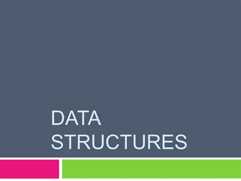 Advanced Data Structures Slide 1 2 Ppt